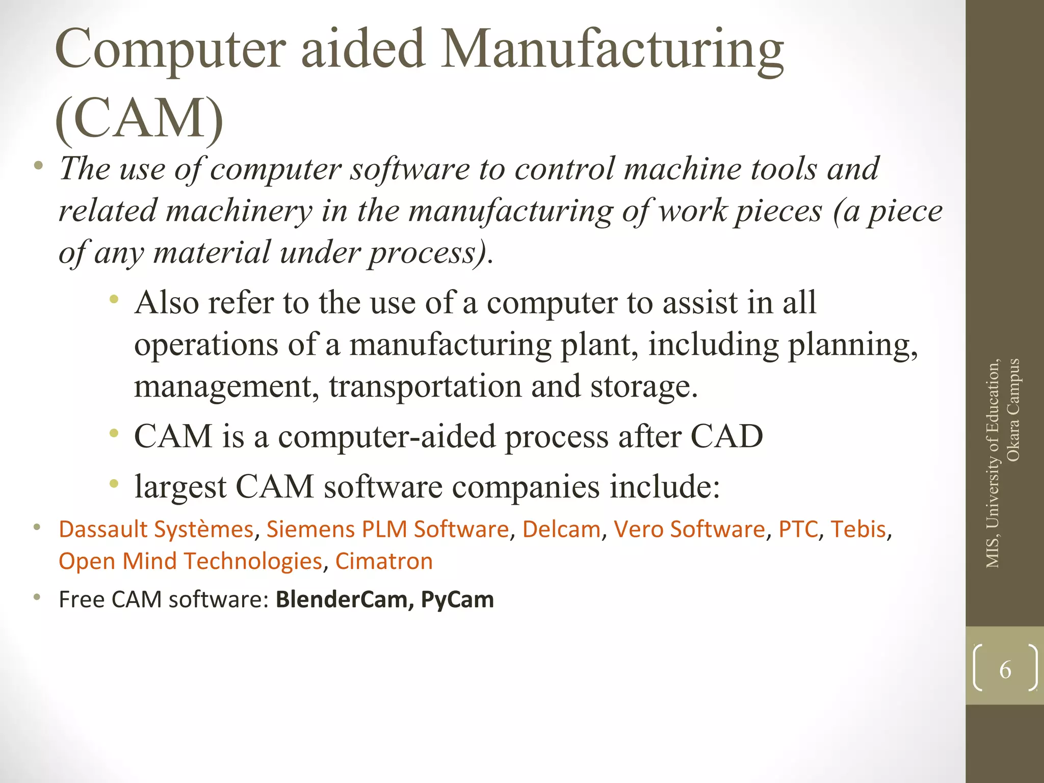 Cad, cam, cim | PPT