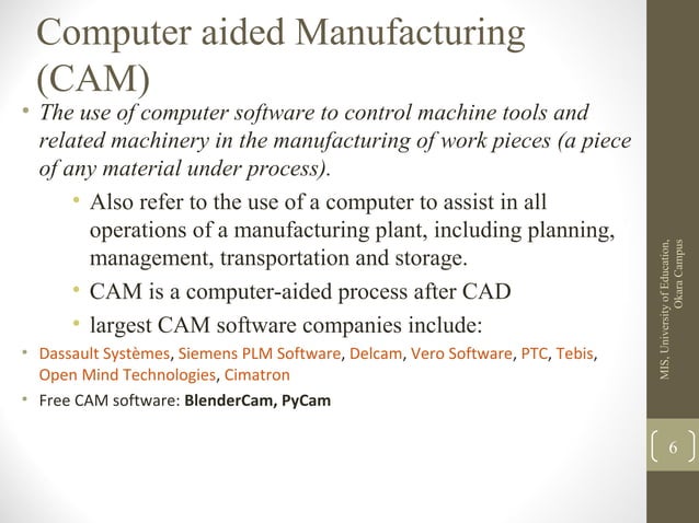 Cad, cam, cim | PPT | Desktop Publishing | Computer Software and Applications