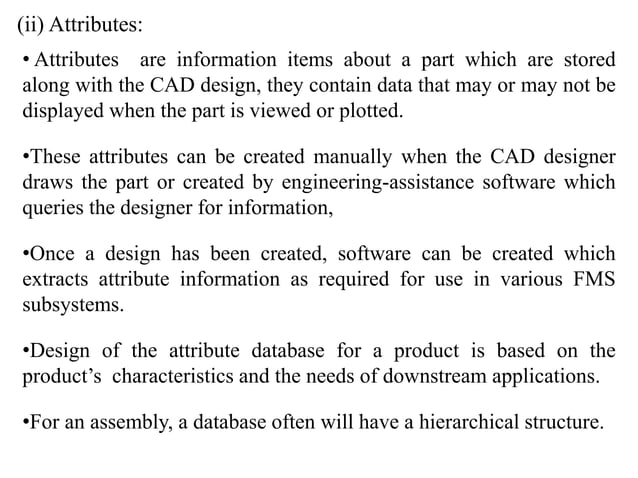 CAD CAM CONSIDERATIONS IN FMS | PPTX