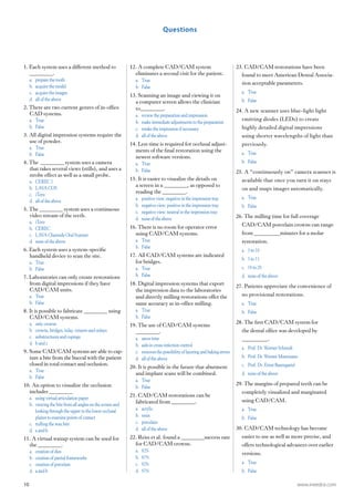Cad cam digital_impressions till nya tandläkare | PDF | Oral care ...