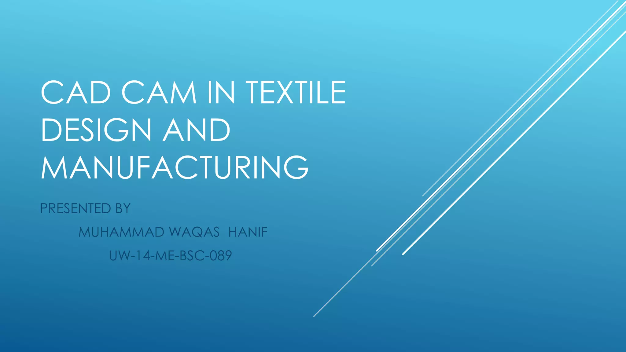 Cad cam in textile design and manufacturing | PDF