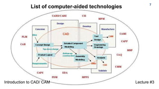 CAD/CAM Lecture #3 | PPTX | Technology Industry | Industries