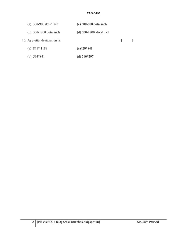 Cad cam mi d bits [pls visit our blog sres11meches] | PDF