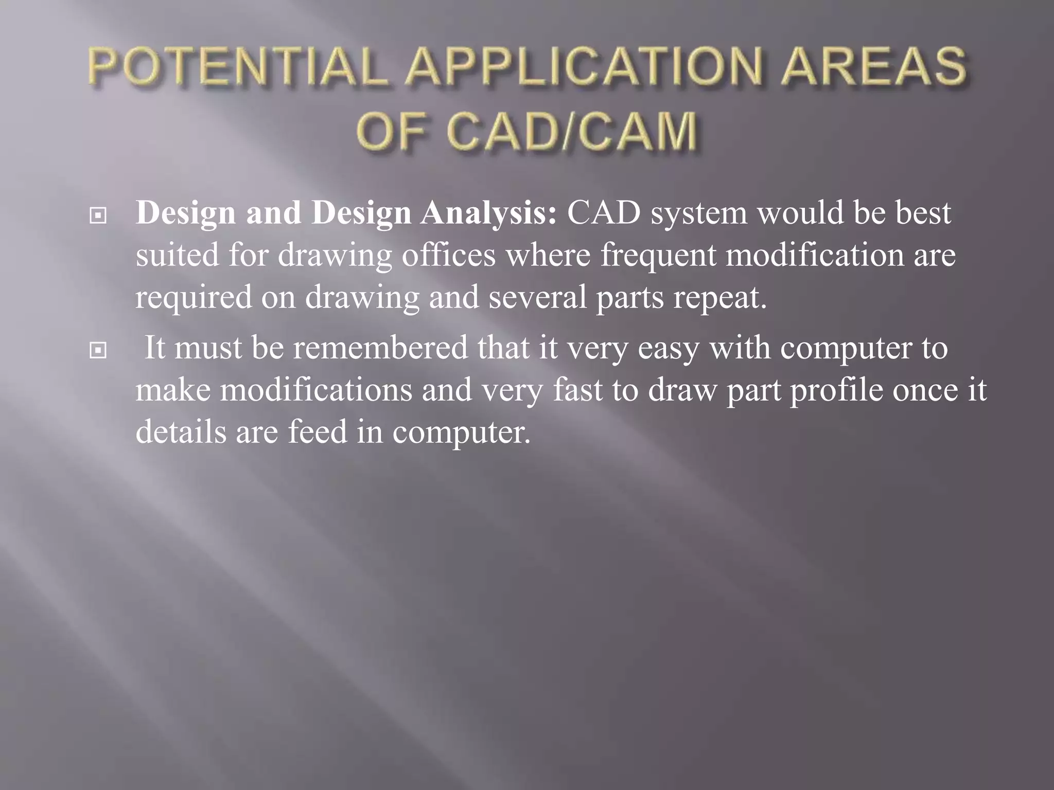 CAD/CAM ppt | PPTX