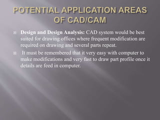 CAD/CAM ppt | PPTX