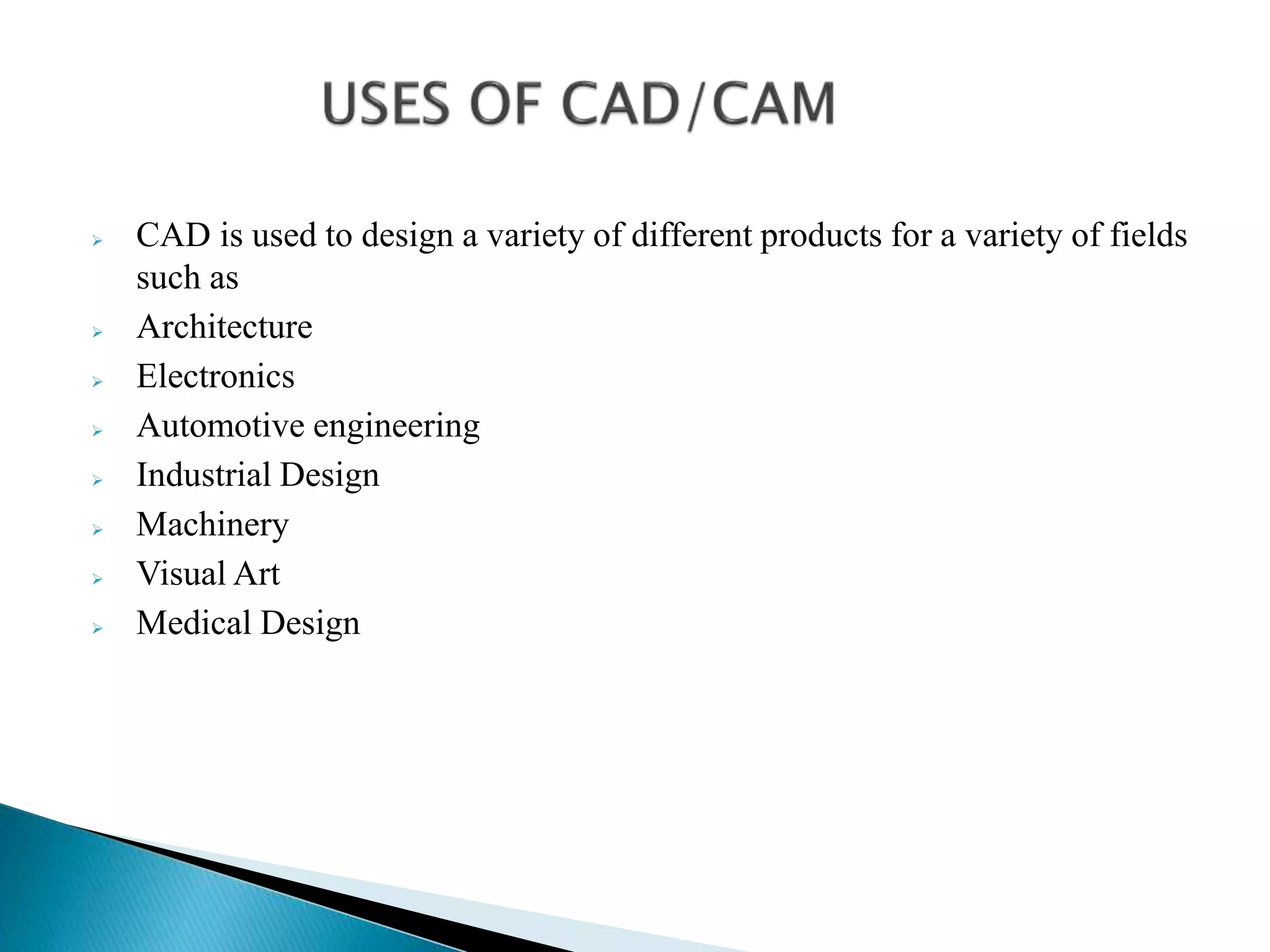 Cad cam ppt | PPTX | Computer Peripherals | Computing