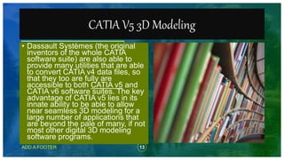 CATIA Cad Models | PPTX
