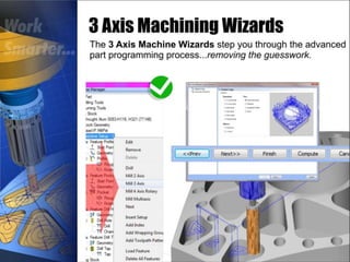 CADCAM Software Toolpath Wizards | PPTX | Technology & Computing