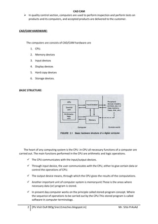 Cad cam unit i [pls vis it our blog sres11meches] | DOC