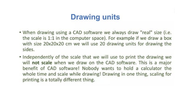 CAD / CAM Unit 1 Basics of designs .pptx | 3-D Graphics | Computer Software and Applications