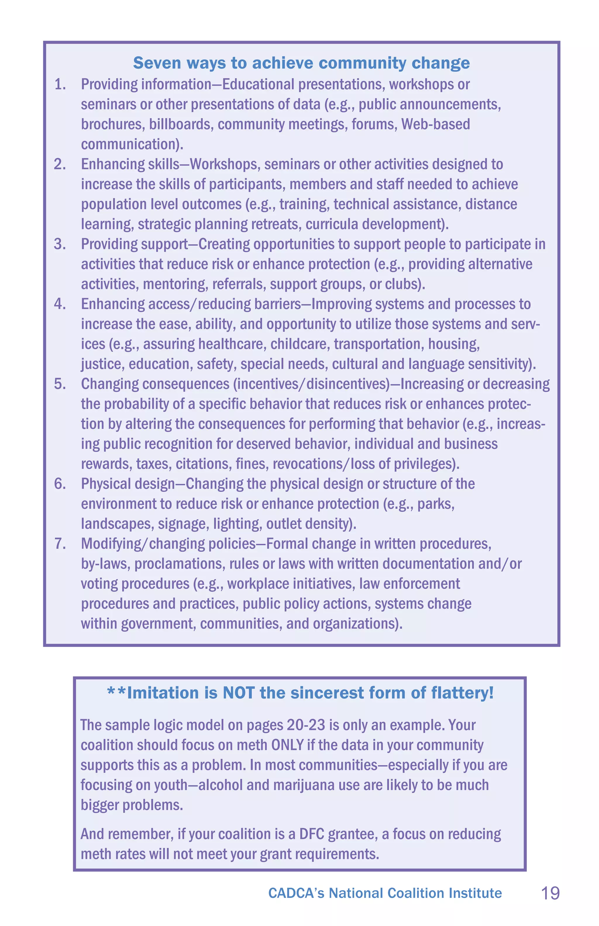 Cadca Planning Primer | PDF