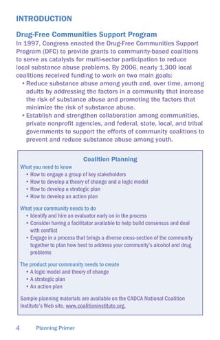 Cadca Planning Primer | PDF