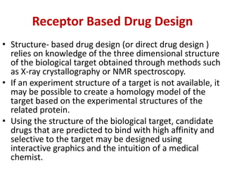 Cadd - Computer Aided Drug Design | PPTX | Chemistry | Science