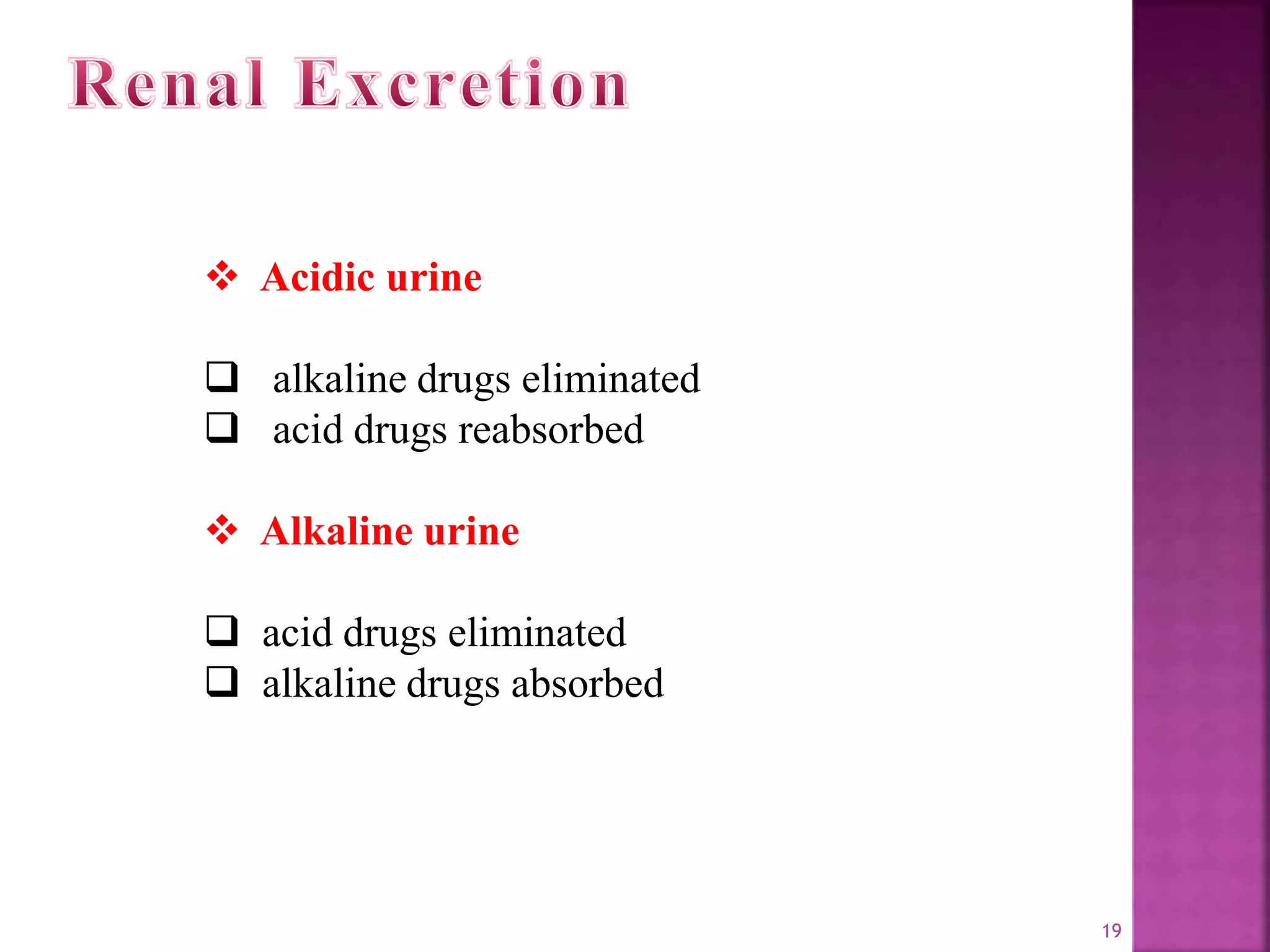 Drug Distribution ,Drug Excretion, Active Transport; P–gp, BCRP ...