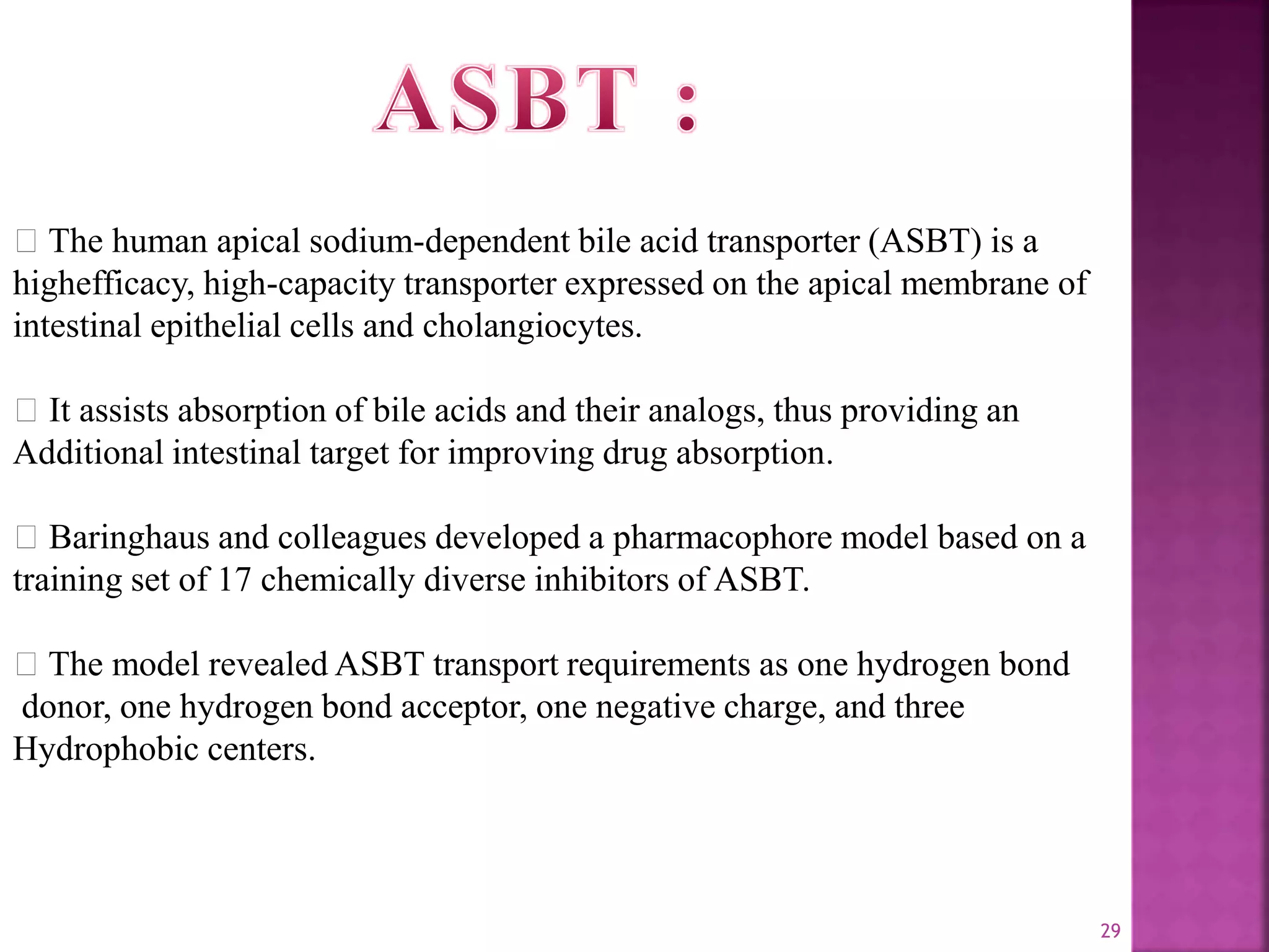 Drug Distribution ,Drug Excretion, Active Transport; P–gp, BCRP ...