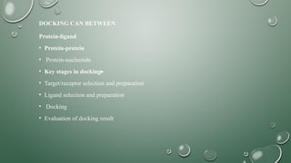 CADD and molecular docking overview.pptx