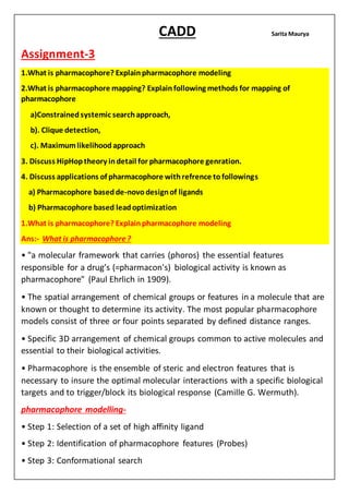 CADD assignment unit 3 | PDF