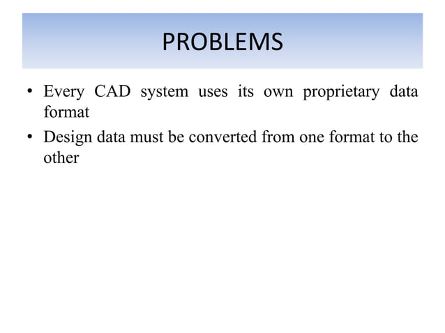 CAD Data Exchange format used in industry | PDF