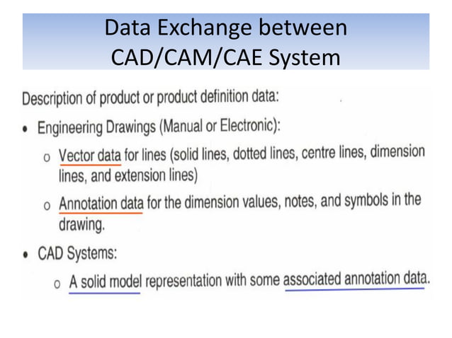 CAD Data Exchange format used in industry | PDF