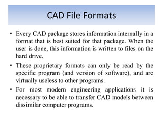 CAD Data Exchange format used in industry | PDF