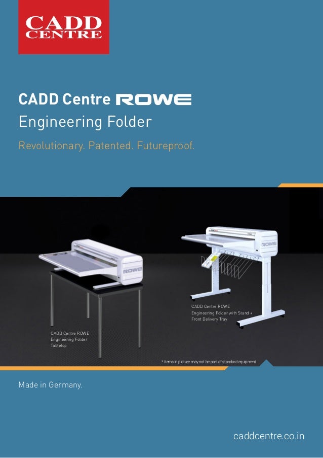 CADD Centre - Rowe Engineering Folder | Engineering Folder