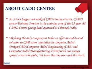 CADD CENTRE NAGPUR | PPT | Technology & Computing