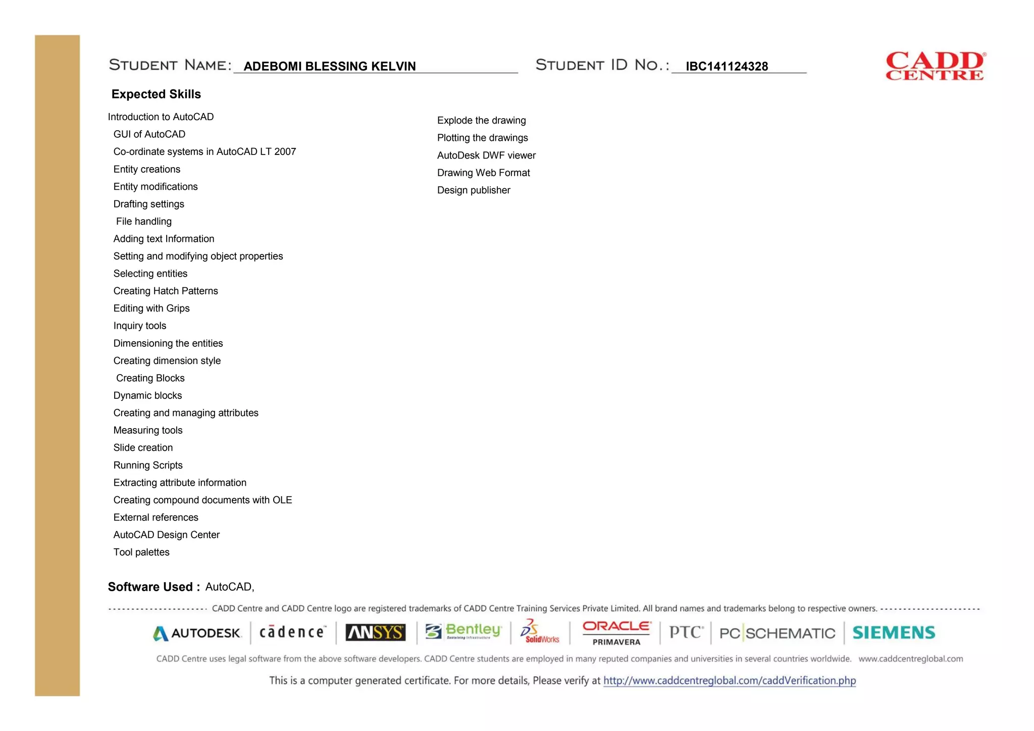 Certified Electronic Drafting | PDF