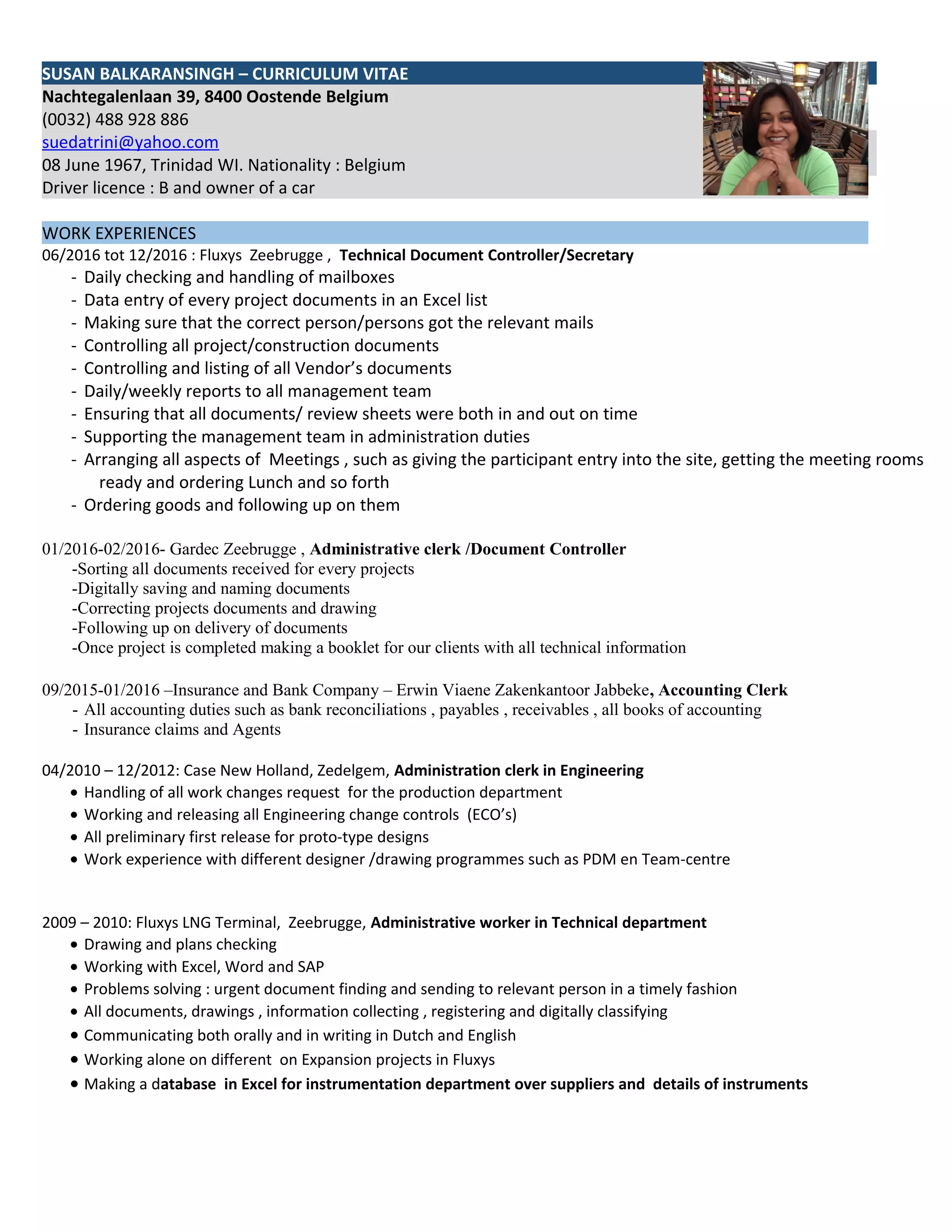 Susan CV updated-english 2017 | DOC