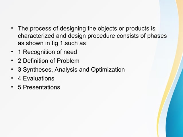 CAD Design Process.ppt The process of designing the objects | PPT