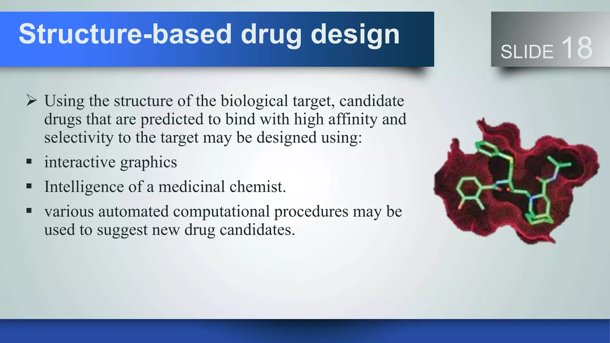 Computer aided drug design(CADD) | PPTX