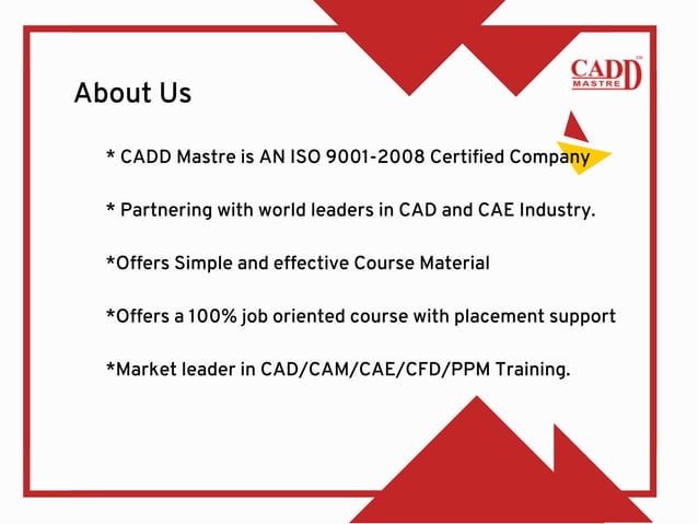 Cadd mastre profile | PPT