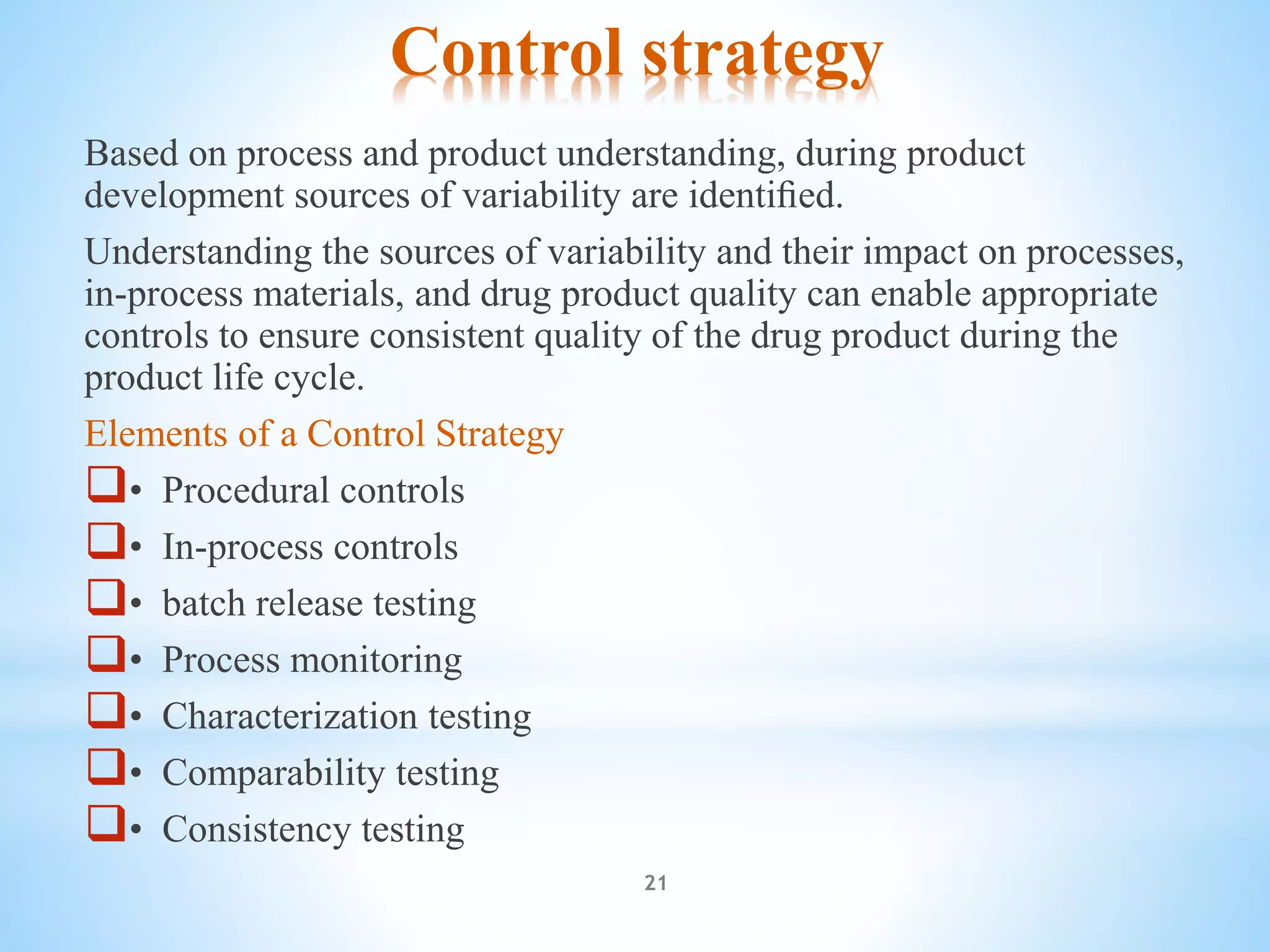 Quality by design in pharmaceutical development | PPTX