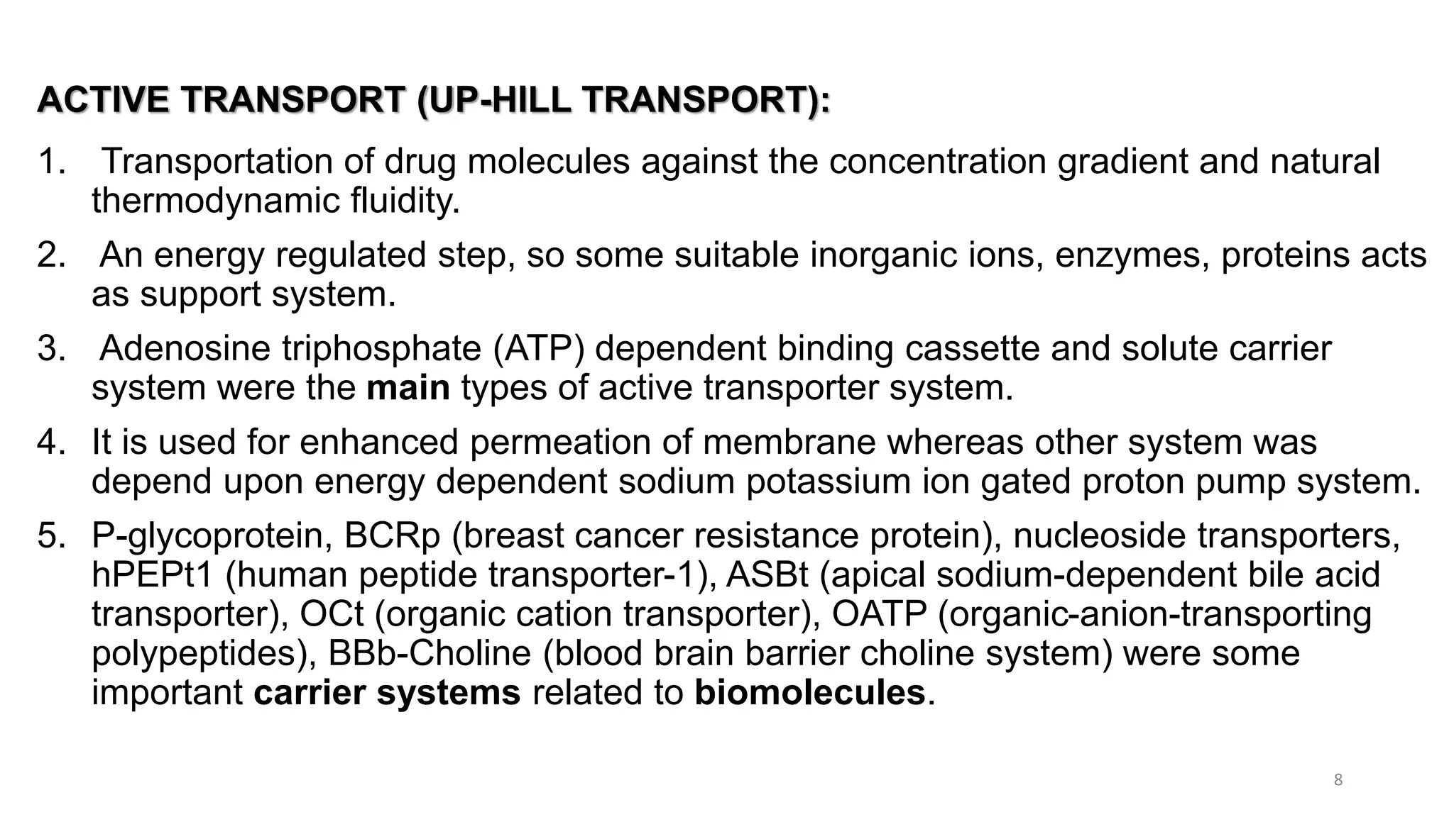 computational modeling of drug disposition in active transport M.pharm ...