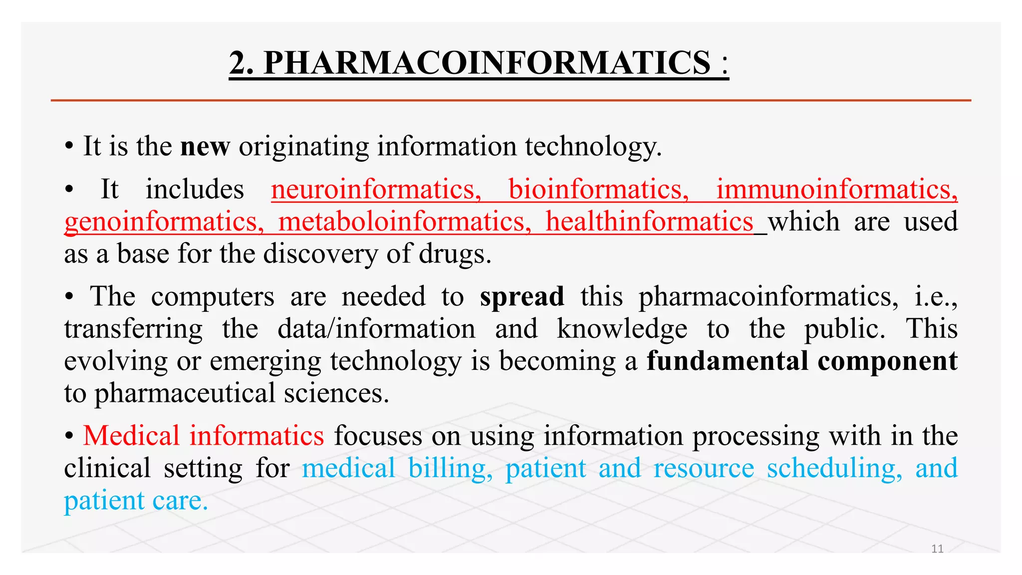 COMPUTERS IN PHARMACEUTICAL DEVELOPMENT | PPTX