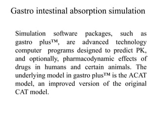 model construction of GI simulation | PPTX