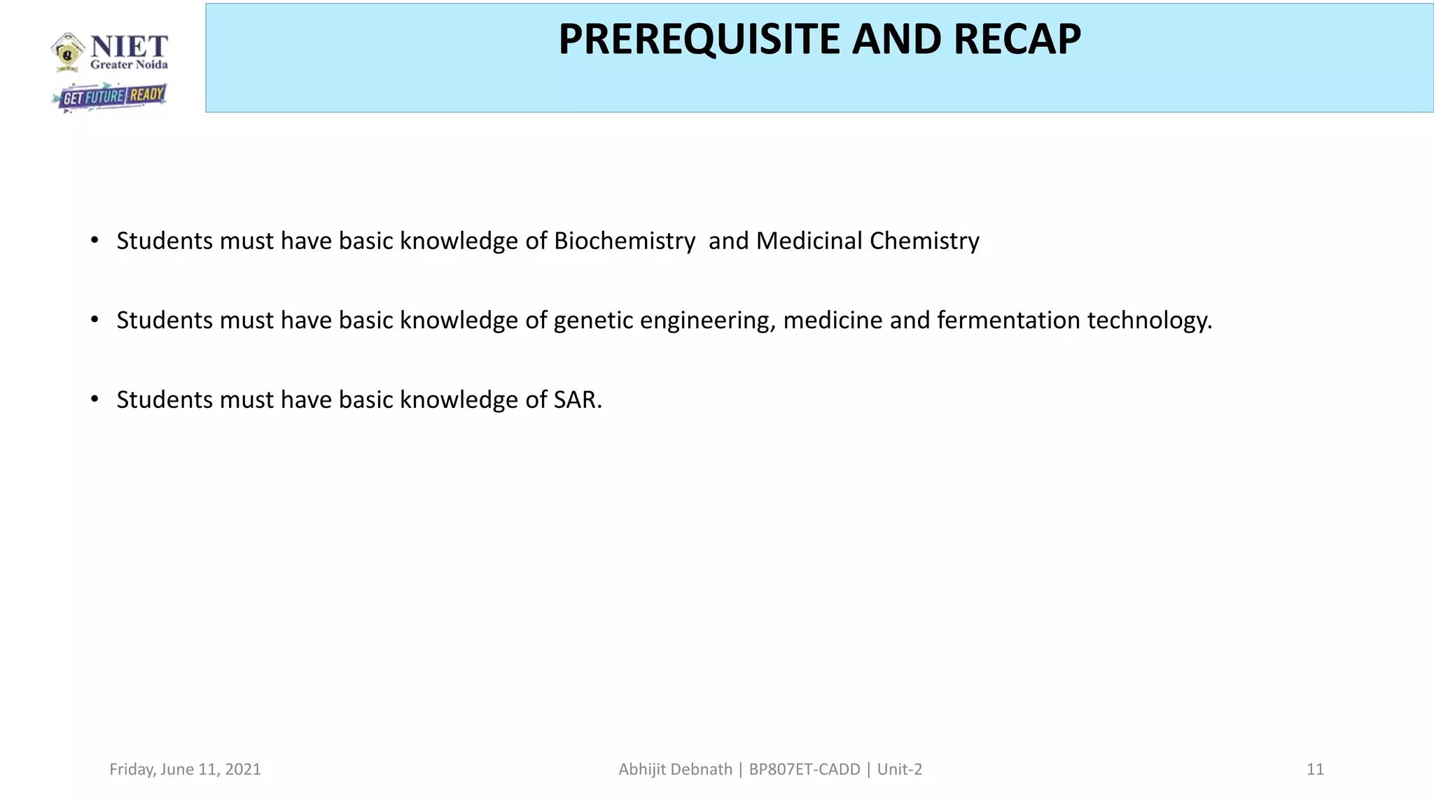 Quantitative Structure Activity Relationship Qsar Ppt 