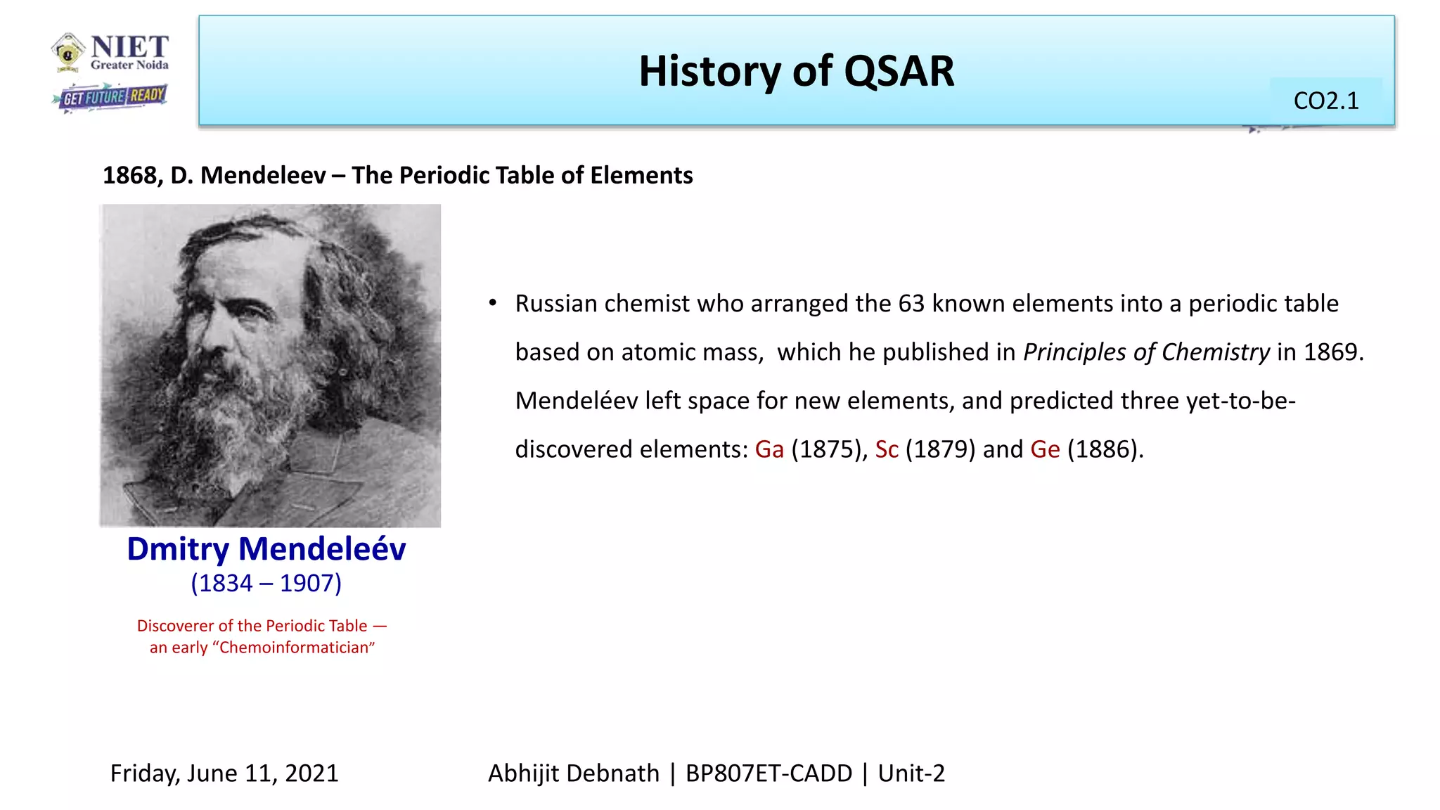 Quantitative Structure Activity Relationship Qsar Pptx