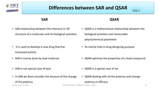 Quantitative Structure Activity Relationship (QSAR) | PPTX