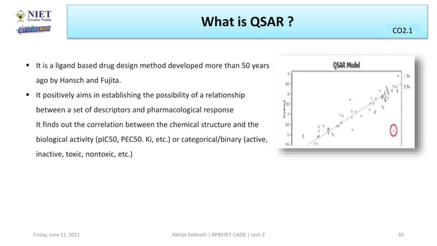 Quantitative Structure Activity Relationship (QSAR) | PPTX