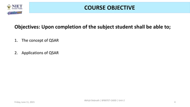 Quantitative Structure Activity Relationship Qsar Pptx