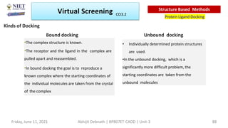 Molecular Modeling and virtual screening techniques | PPTX