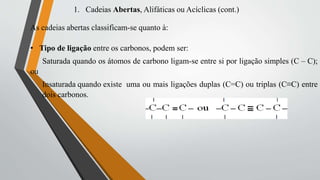 Cadeias carbonicas | PPTX