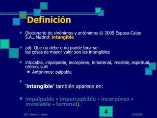 La Cadena de Valor de los Intangibles | PPT