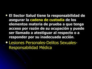 Cadena De Custodia | PPT