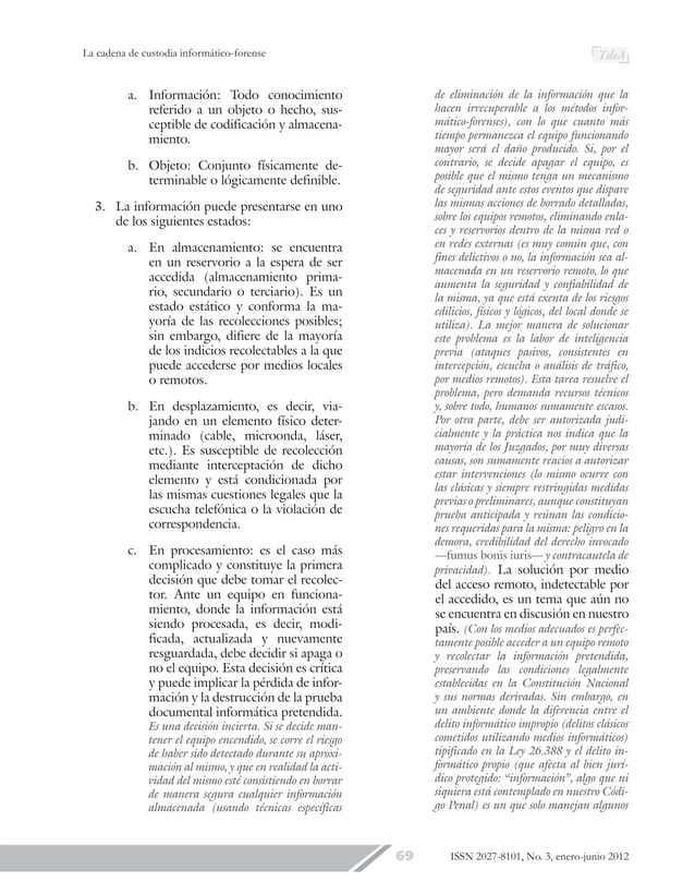 Cadena de Custodia | PDF