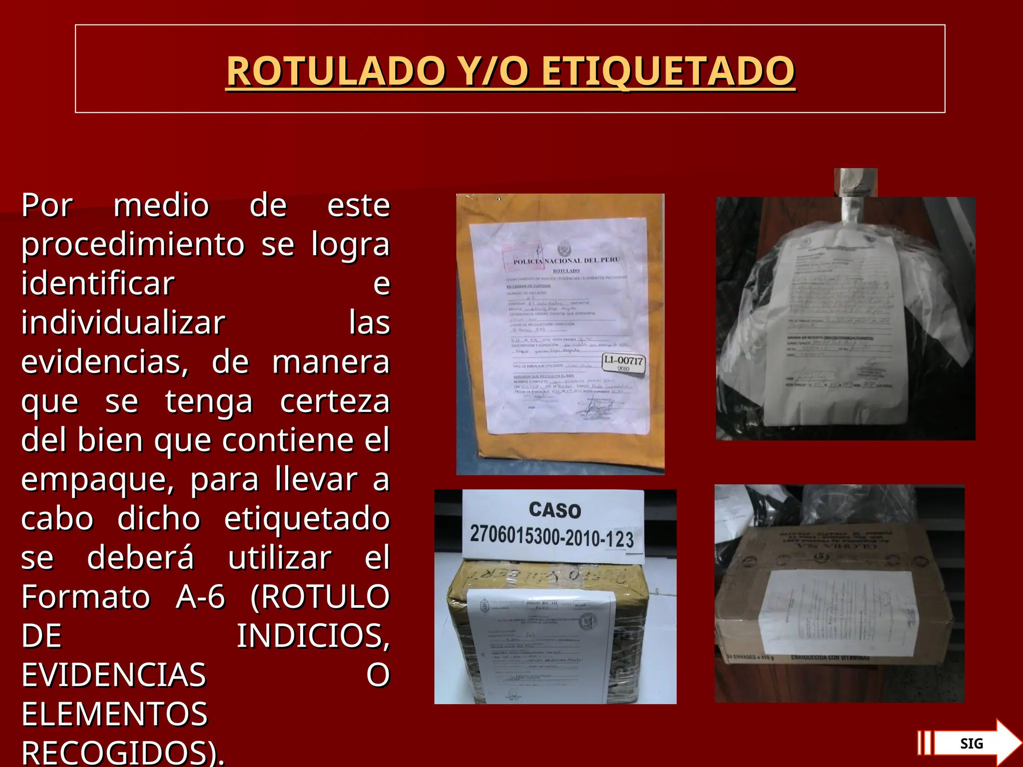 CADENA DE CUSTODIA POLICIA NACONAL DEL PERU .ppt