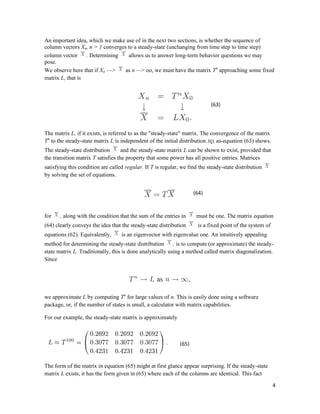 Fundamentos de la cadena de markov - Libro | PDF