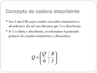 Cadena de markov | PPT