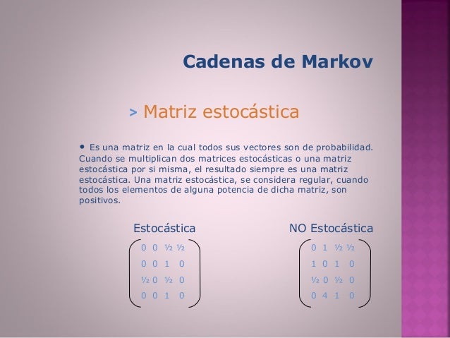 Cadena de markov