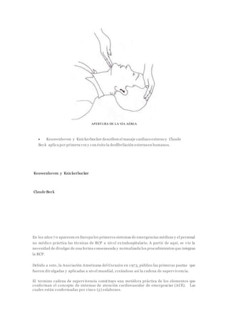 Cadena de supervivencia | DOCX